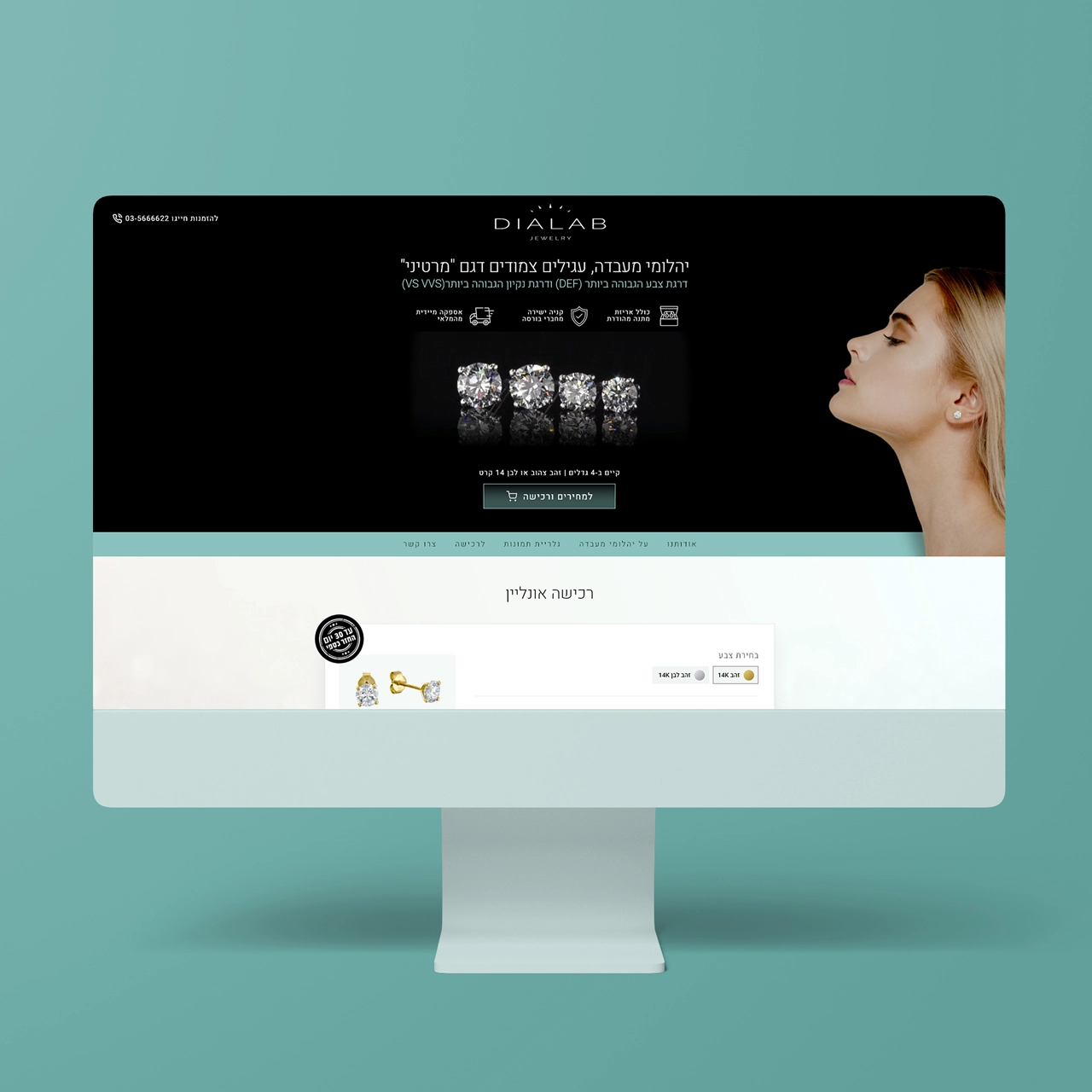 Design and development of the DIALAB store website | imark image