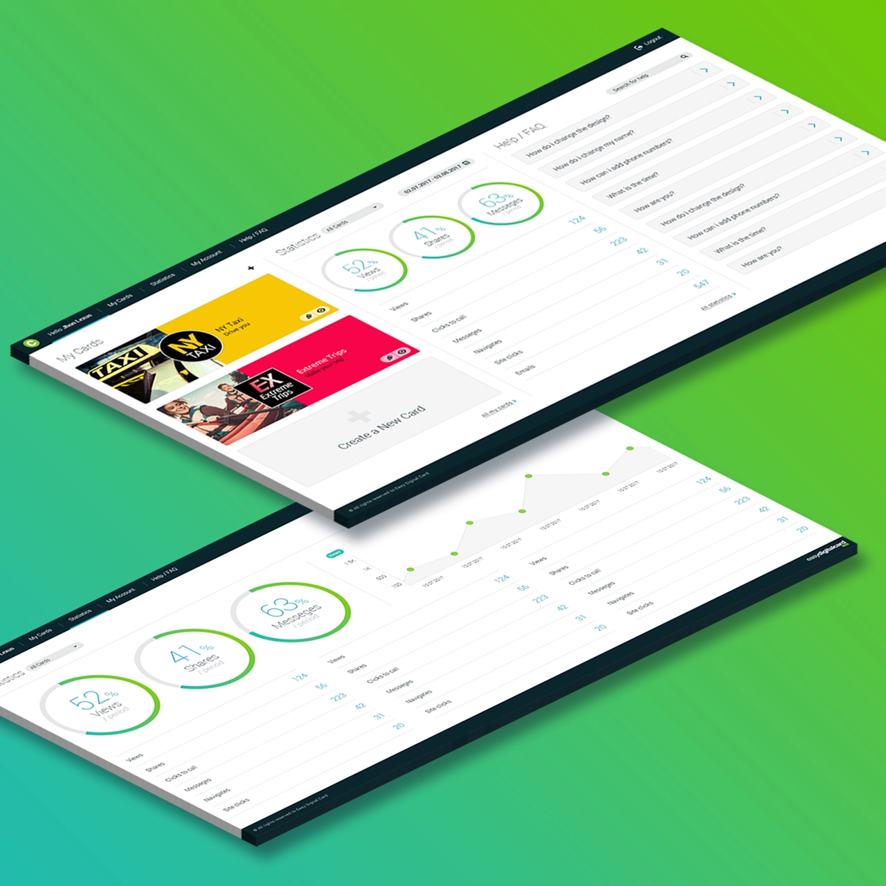 Easy Digital Card platform development | imark image