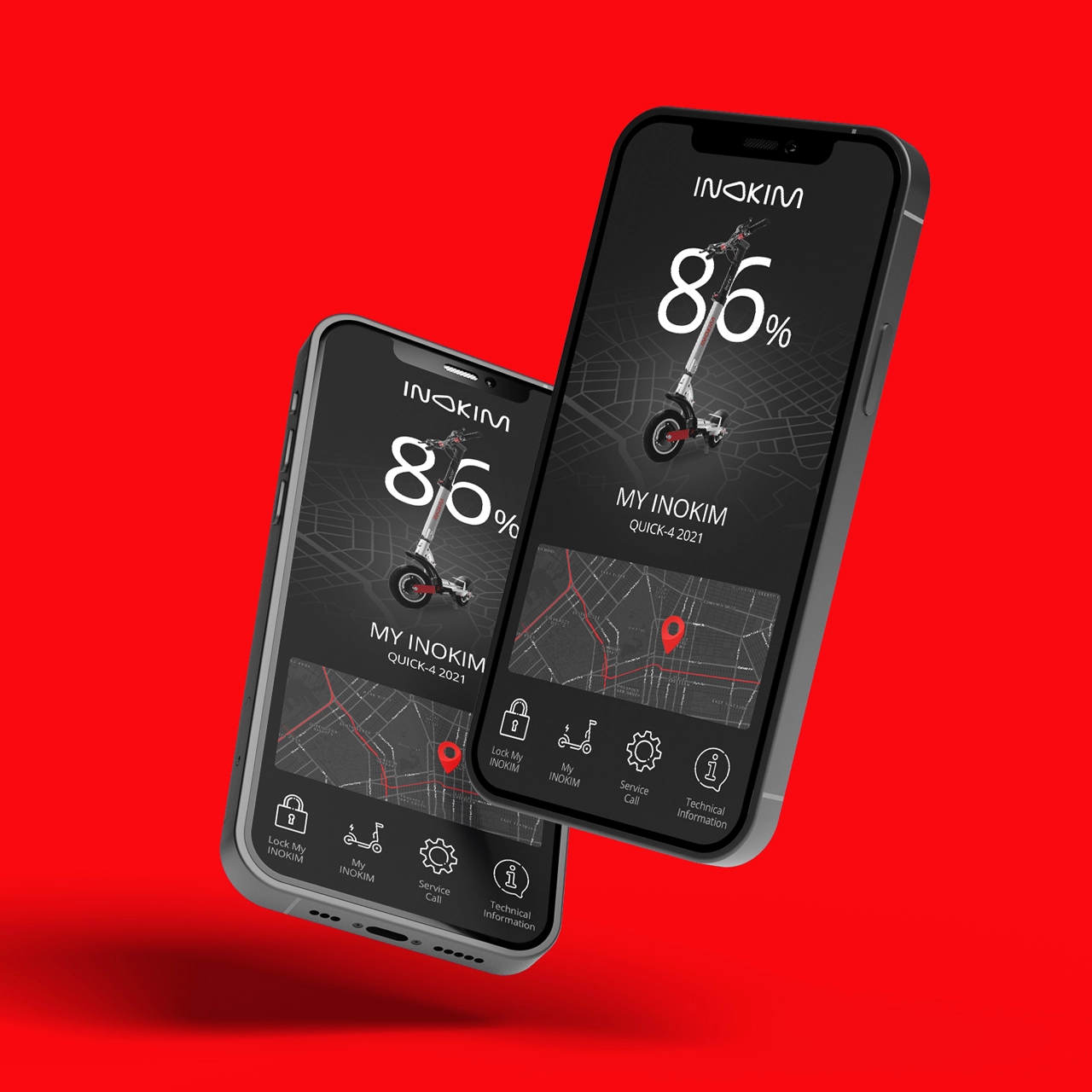 INOKIM application and user interfaces design | imark image